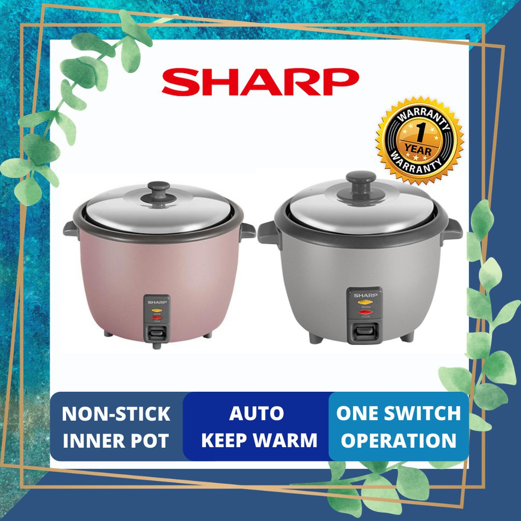 Sharp Rice Cooker 1.0L 1L 1 Litre KSH108 KSH-108 KSH 108 Periuk Nasi 1 ...