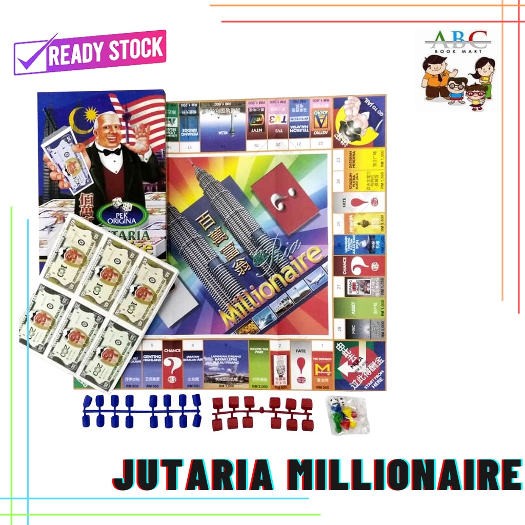( READY STOCK ) JUTARIA MILLIONAIRE FAMILY BOARD GAME | Shopee Malaysia
