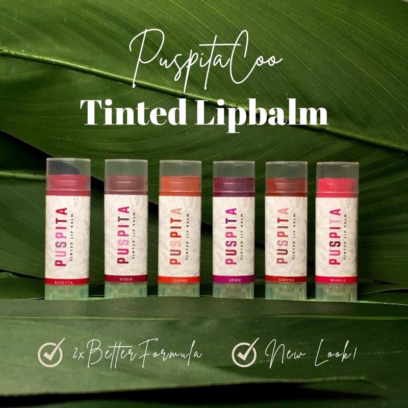 100% NATURAL PUSPITA COO TINTED LIP BALM | LIPBALM | Shopee Malaysia