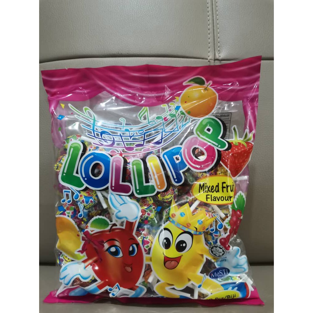 Lollipop Mixed Fruit Flavour 50pcs | Shopee Malaysia