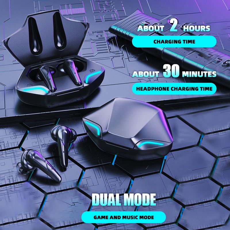 UBIK K9 Gaming Bluetooth Wireless Earphone Earbuds Dual Mode Low ...