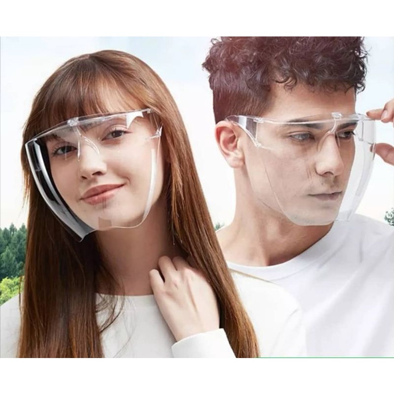 FACE SHILED TRANSPARENT (CURVE TYPE) READY STOCK!!! | Shopee Malaysia