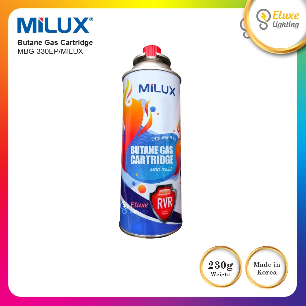 Milux mbg-330ep crv explosion-proof butane gas cartridge | BeeCost