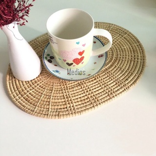 Alas Pinggan Periuk Rotan Dulang Rotan Anyaman Berbentuk Bujur ...