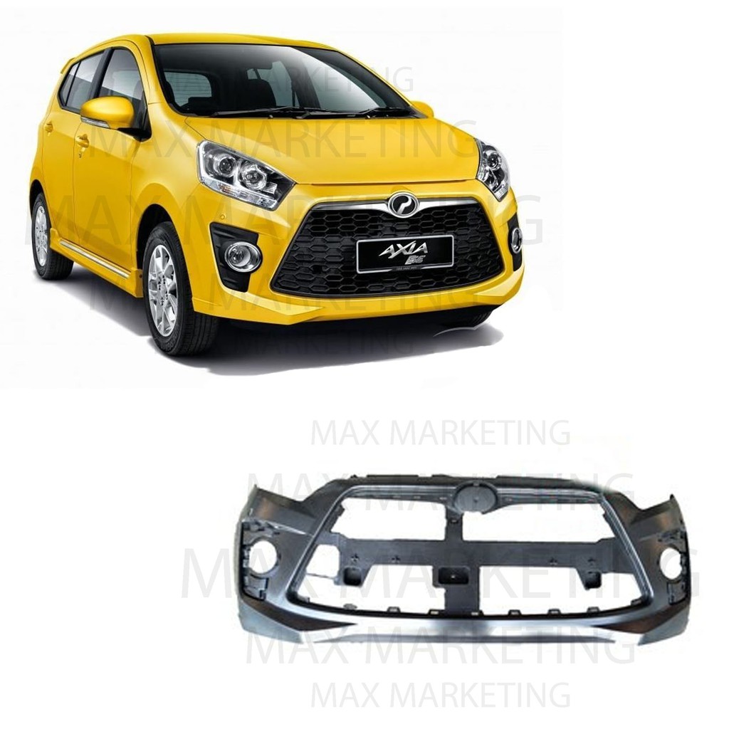 PERODUA AXIA SE FRONT BUMPER WITH OUT NETTING (MATERIAL PP) | Shopee ...