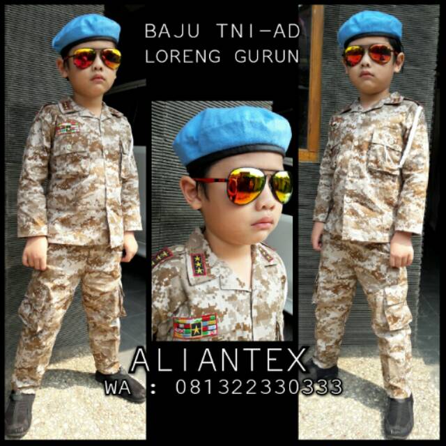 Loreng Gurun Tni Clothes & @ Ad | Shopee Malaysia