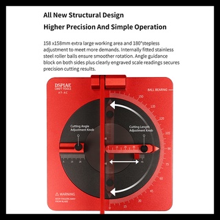 DSPIAE AT-AC Angle Cutting Station/ Pla Plate Cutter/ Angle cutting jig ...