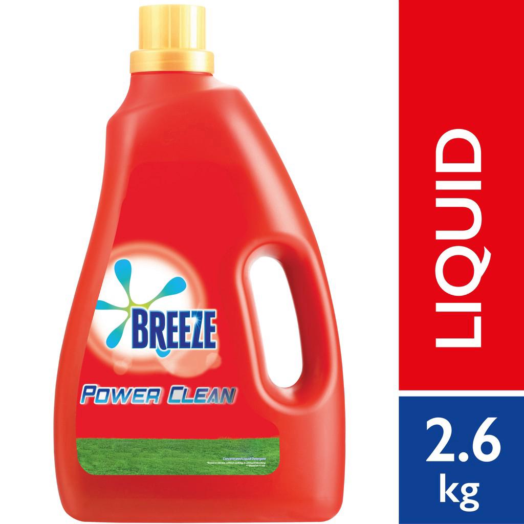 Breeze Detergent Liquid Power Clean (2.6kg) | Shopee Malaysia