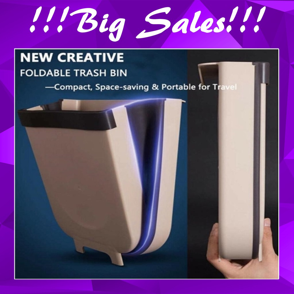 ~Ship From KL~ Kitchen Wall Mounted Folding Dustbin Cabinet Door ...