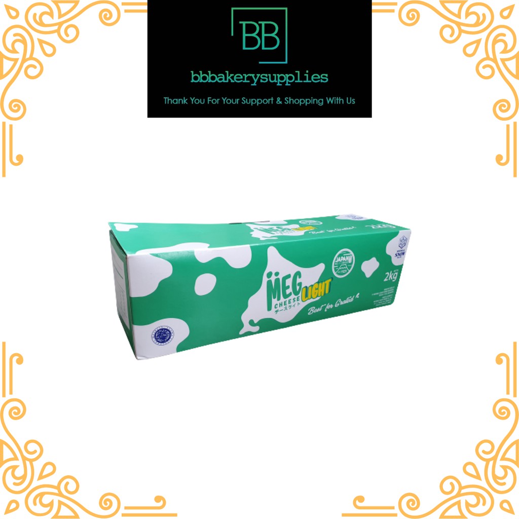 MEG LIGHT CHEDDAR CHEESE 2KG | Shopee Malaysia