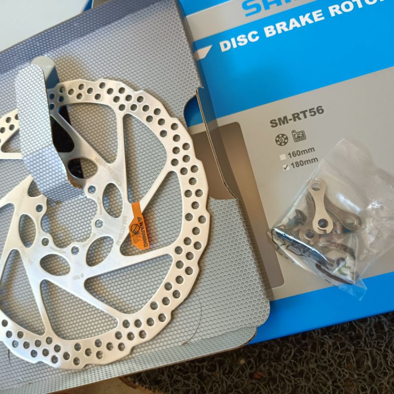 SHIMANO DEORE DISC BRAKE ROTOR SM-RT56 6 BOLT 160mm 180mm | Shopee Malaysia