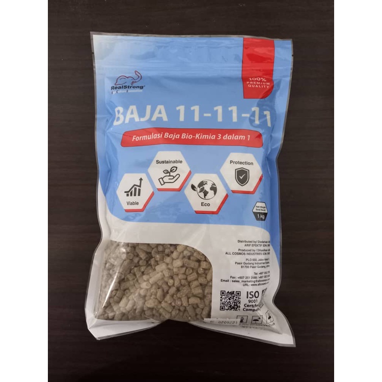 1KG Real Strong Bio-chemical fertilizer 11-11-11/ Baja Bio Kimia 11-11 ...