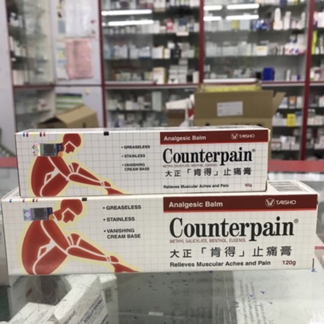 COUNTERPAIN ANALGESIC BALM 30/60/120G RELIEVES MUSCULAR ACHES AND PAIN ...