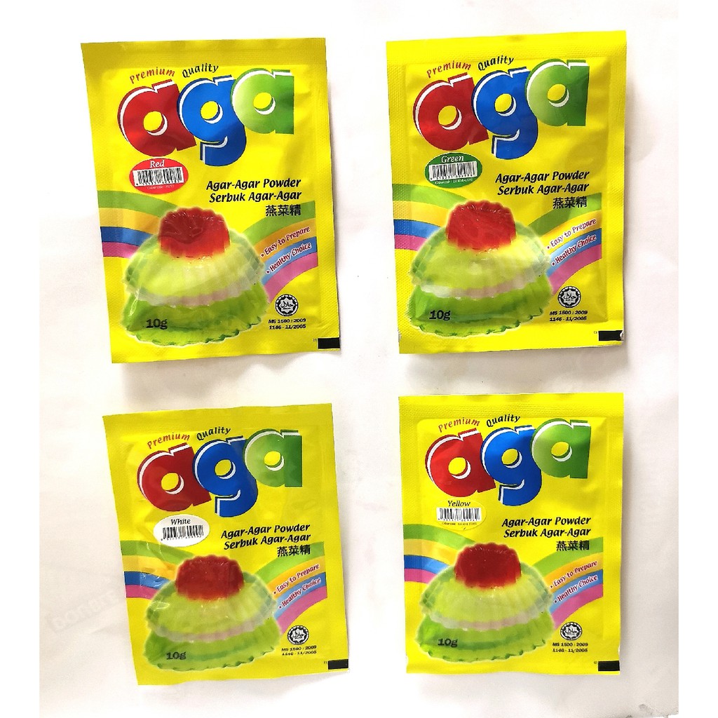 Aga premium quality agar-agar powder / serbuk agar-agar 10gm / sachet ...