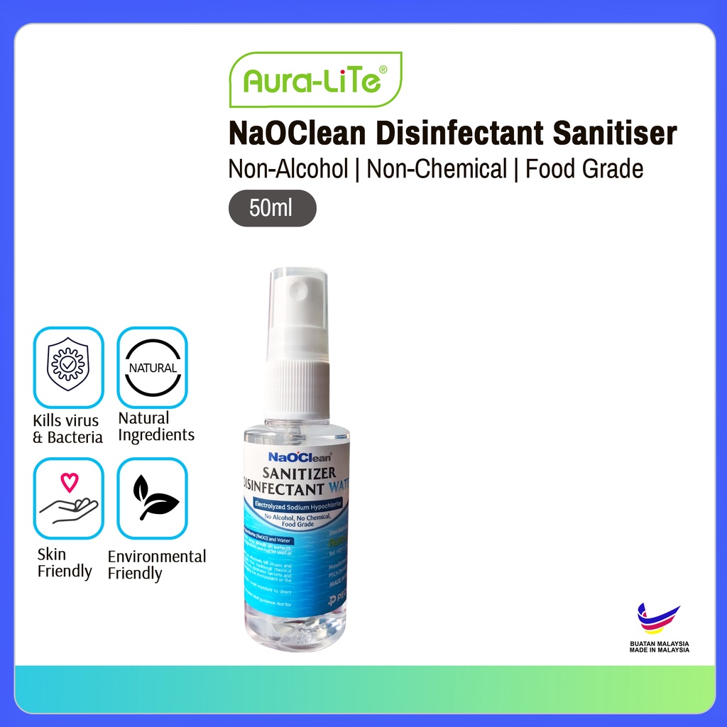 NaOClean Disinfectant Sanitiser (50ml) | Shopee Malaysia