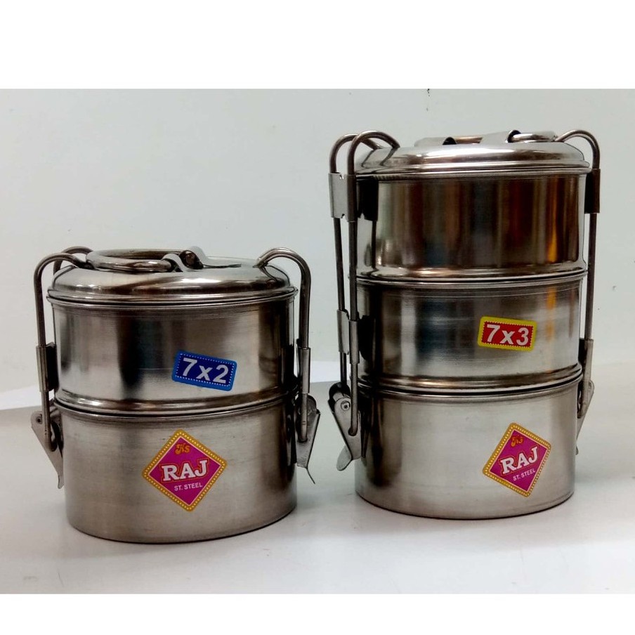 STAINLESS STEEL FOOD CARRIER / TIFFIN CARRIER LUNCH BOX / MANGKUK ...