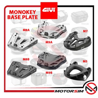 Givi Monokey Top Case Box Base Plate Support Kit M5 M7 M8 M8A M8B M9 M9A M9B E251 M5M TREKKER ...