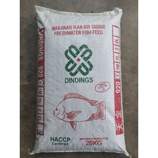 DEDAK IKAN AIR TAWAR DINDING'S/TILAPIA/KELI/PATIN 9201 STARTER PELLET ...