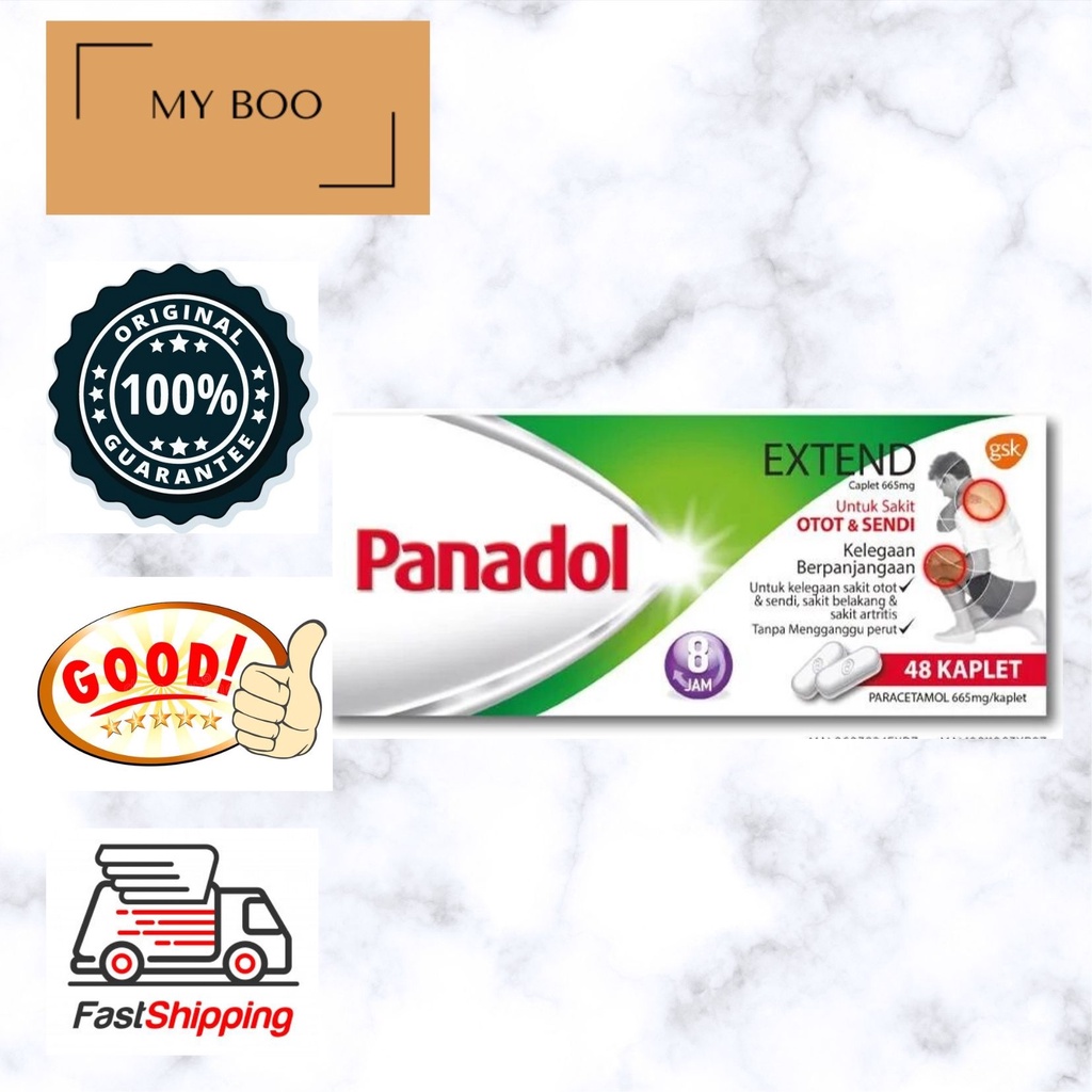 Panadol Extend 6tablets/12tablets/48tablets 1 box MUSCLE & JOINT PAIN ...