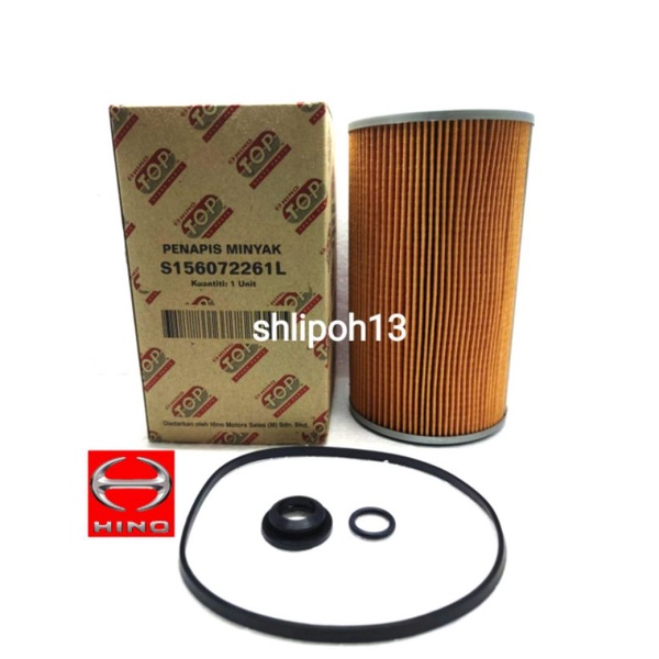 Hino Bus & Truck RM1E/SH1E/SS1E/E13C Oil Filter 15607-2261 | Shopee ...