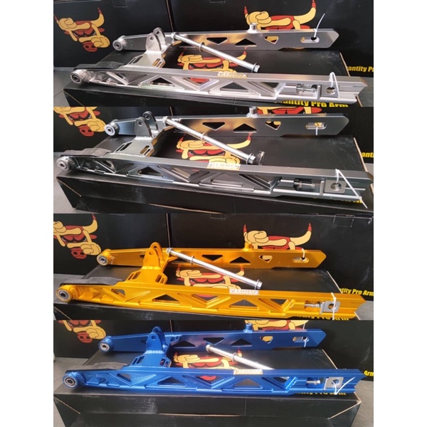 SWING ARM CNC TENNO Y15/Y16/LC135 5S FREE RUBBER ARM DAN BATANG SHAFT ...