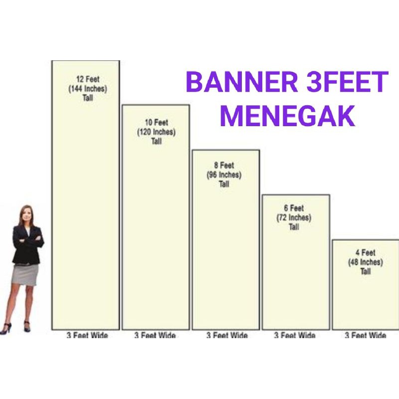 BANNER 3FEET (CUSTOM DESIGN) we do design | Shopee Malaysia