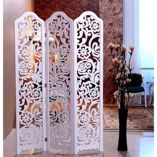 Folding screen divider, living room partition, penghadang solat ...
