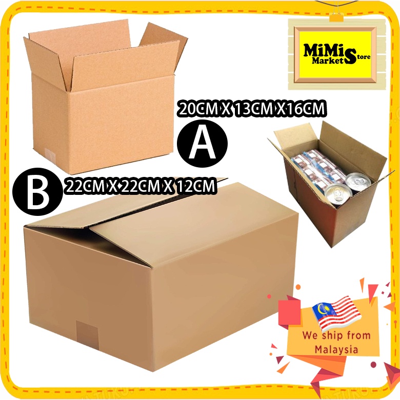 Carton Box Small to Medium Kotak Kecil & Sederhana Courier Moving ...