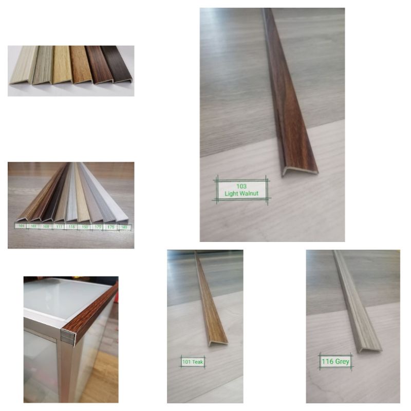 {Ready Stock} PVC Profile L (Small) **Use For Laminate, Vinyl, Spc ...