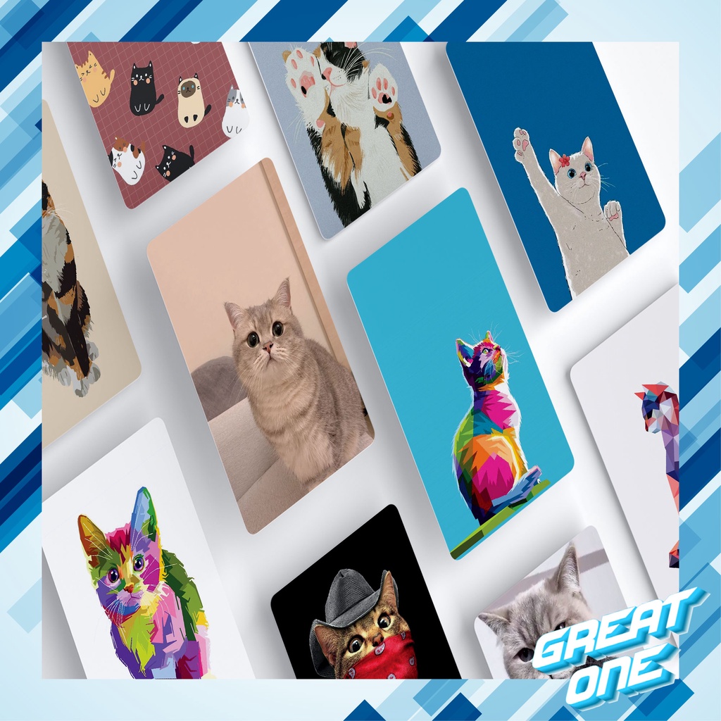 CAT Card Cover Sticker Access Touch n Go Skin ATM Bank Debit Credit TnG ...