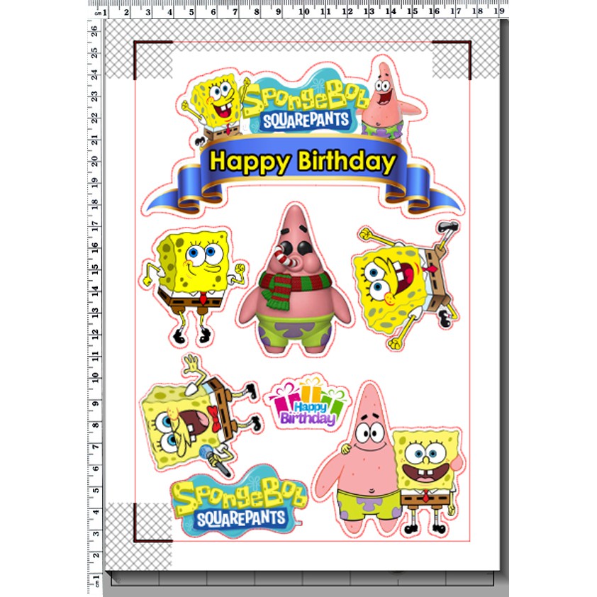 SpongeBob Cake Topper 001 | Shopee Malaysia