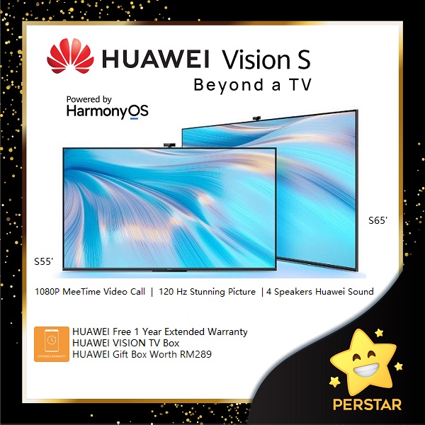 HUAWEI Vision S S55 / S65 TV - 13MP Camera | Harmony OS | 1080P Video ...
