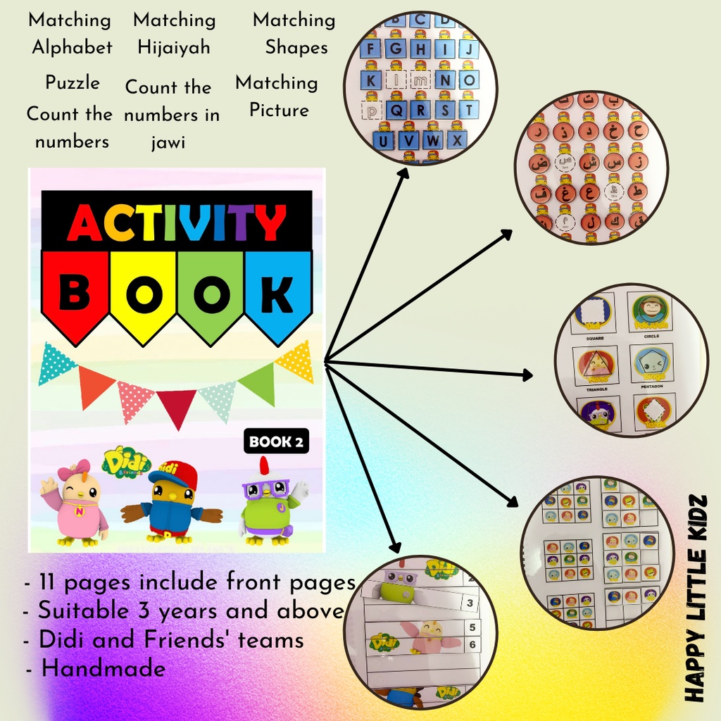 Montessori Early Learning Activity Book/Busy Book/Quite Book Alphabet ...