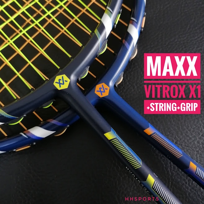 MAXX RACKET VITROX X1 ( FREE String+Grip ) 30LBS | Shopee Malaysia
