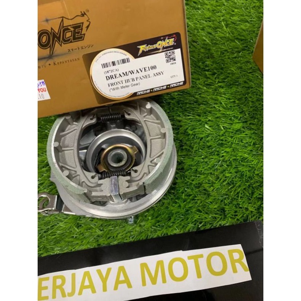 HONDA W100 FRONT HUB PANEL ASSY - STD - ( WITH METER GEAR ) // SAMA ...