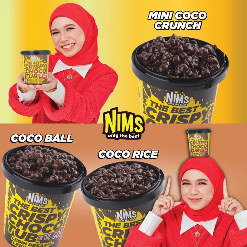NIMS CRISPY CHOCO Tub Jar Free Scoop Extra Wrap | Shopee Malaysia