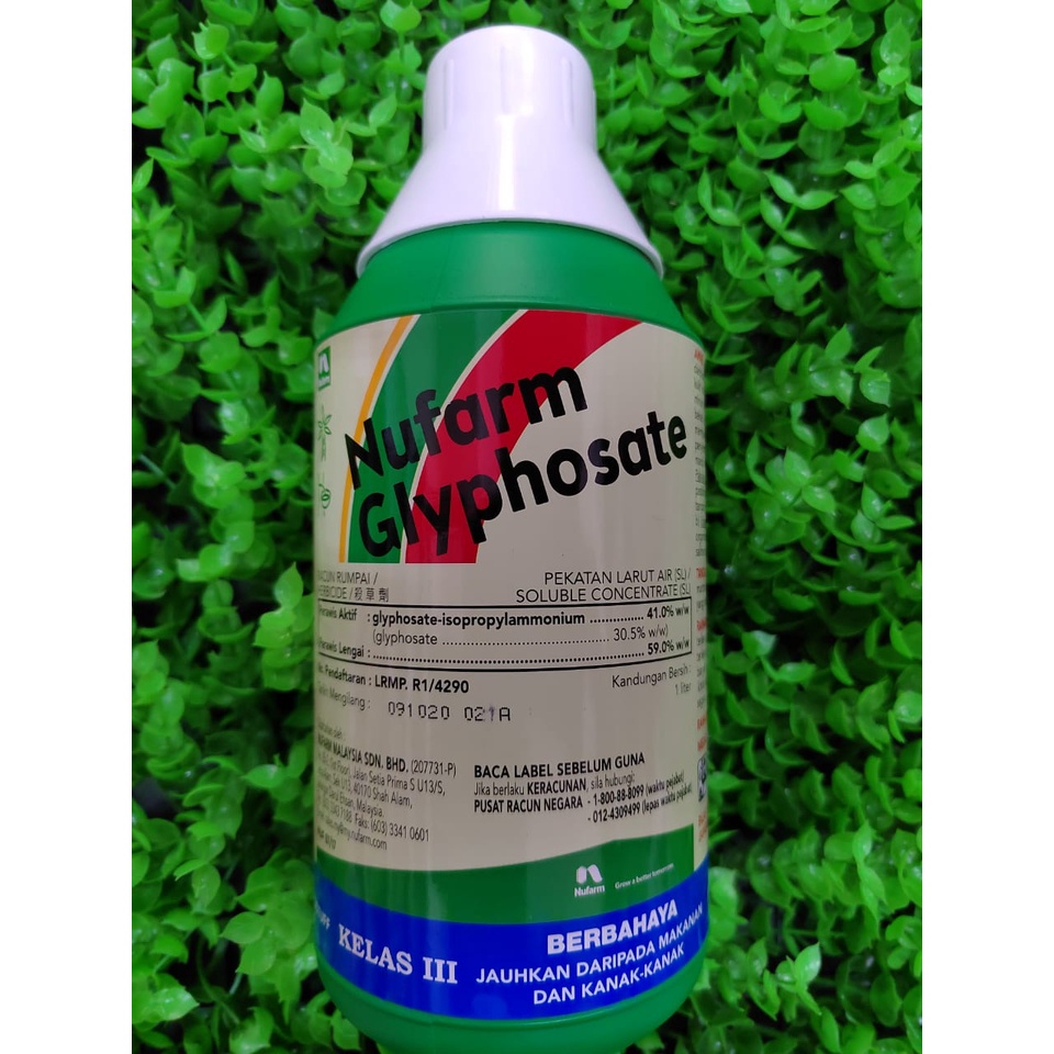 Racun Rumput Rumpai 1 Liter Nufarm Glyphosate 41% | Shopee Malaysia