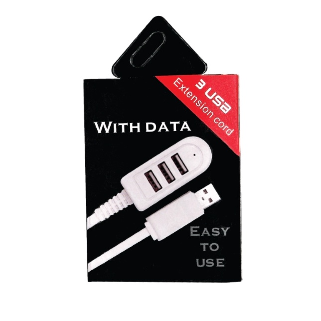3 USB Extension Cord 2.4A (30CM) | Shopee Malaysia