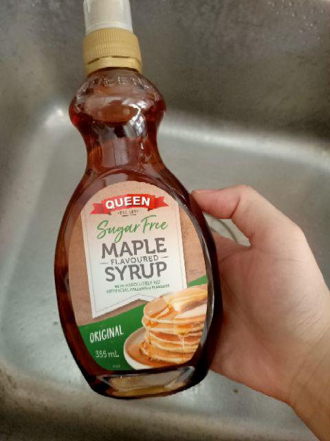 QUEEN SUGAR FREE MAPLE FLAVOURED SYRUP 355ML | Shopee Malaysia