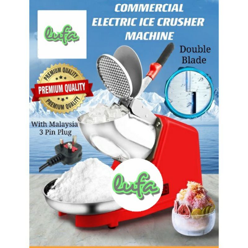 2 blade ice crusher machine ABC mesin ice shaver mesin ice Batu CENDOL ...