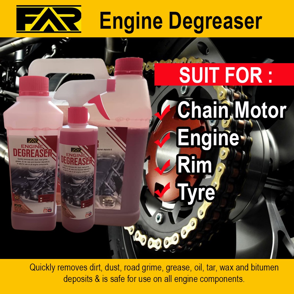 PENCUCI ENJIN, PENCUCI RANTAI MOTORSIKAL Engine Degreaser 500ml / 1 ...