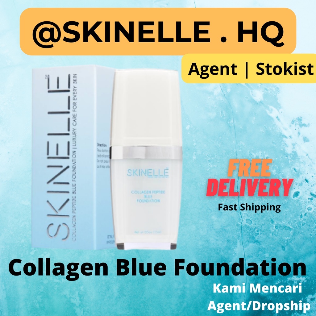 Skinelle Collagen Blue Foundation 30ml | Shopee Malaysia