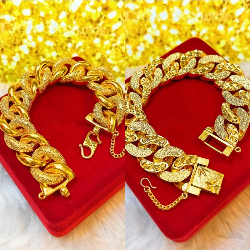 RANTAI TANGAN GAJAH PADAT / RANTAI TANGAN DUNHIL PASIR / RANTAI TANGAN ...