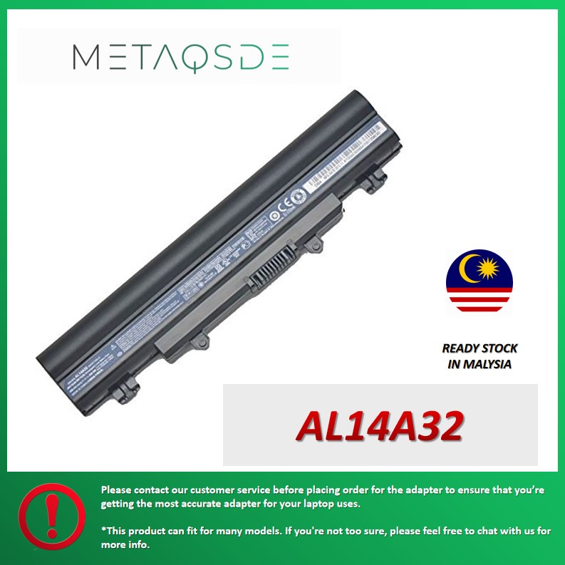 Acer AL14A32 for Aspire E14 E15 E5-411 E5-471 E5-421 E5-511 E5-521 E5 ...