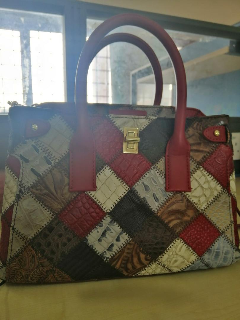 The Original T. Cappelli Vintage Red Crocodile Leather Handbag ...