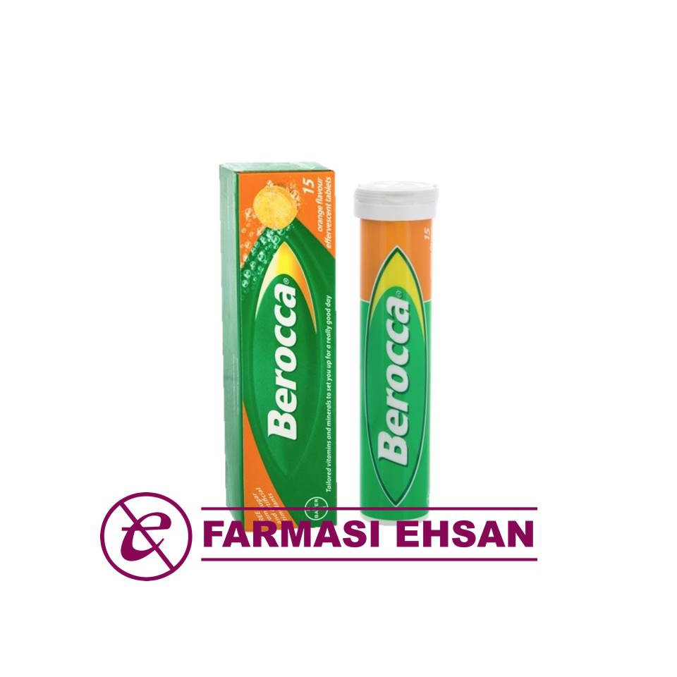 Berocca Effervescent Tablet 15's ( Multivitamin) | Shopee Malaysia