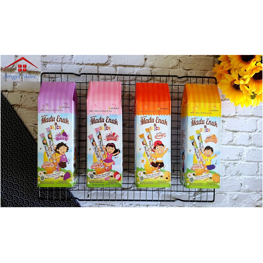 Vitamin Honey Stick 1 Box Contents 20 Sticks Honey Beverages | Madu ...