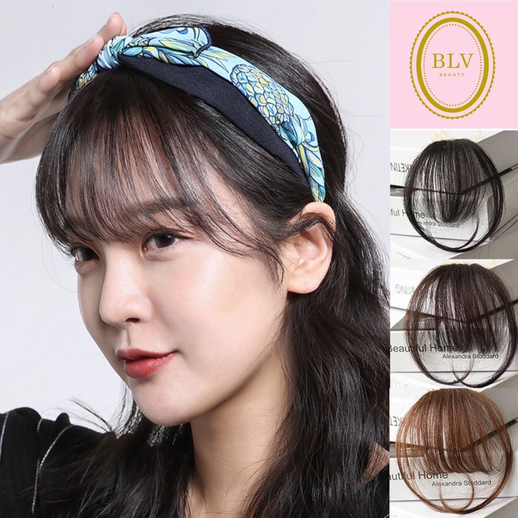 KOREA STYLE NATURAL AIR FRINGE (100% HUMAN HAIR) | Shopee Malaysia