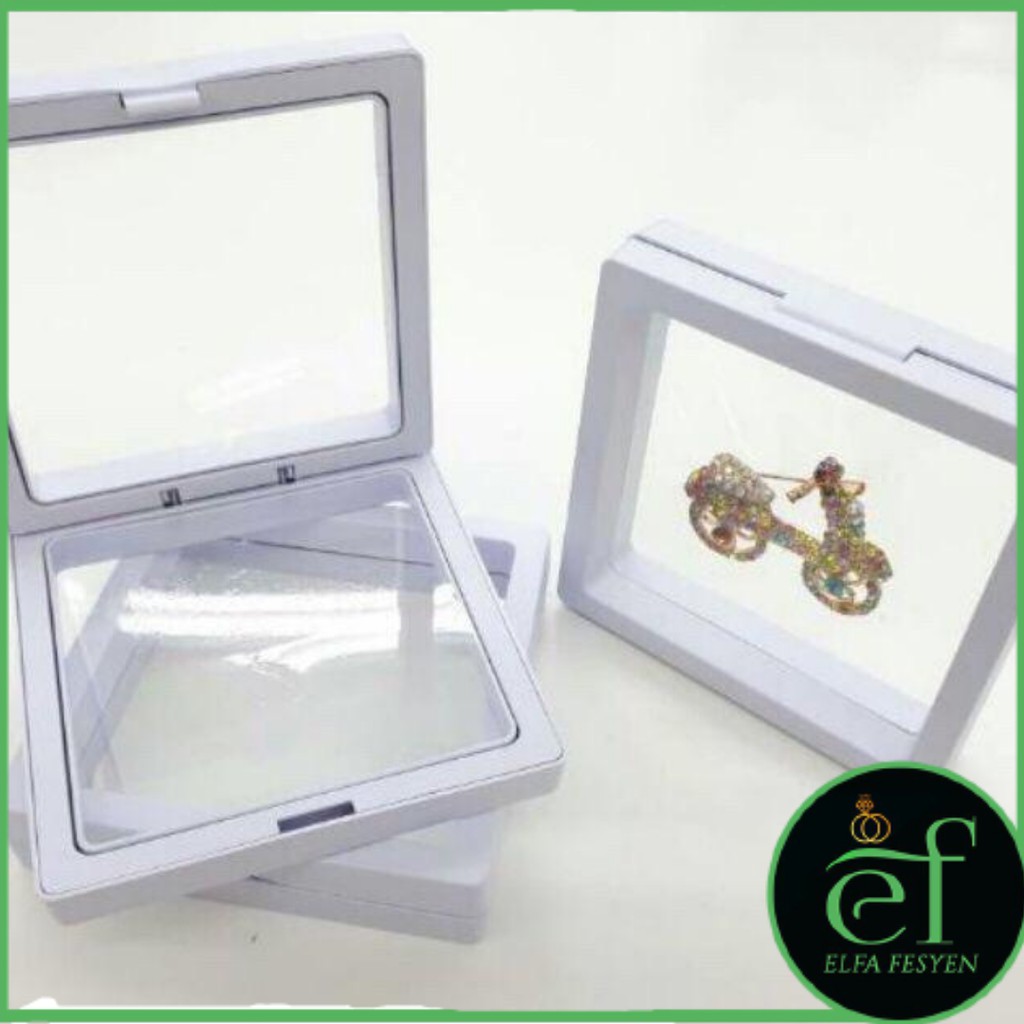 JEWELLERY BOX TRANSPARANT MURAH SIZE 9X9CM | Shopee Malaysia