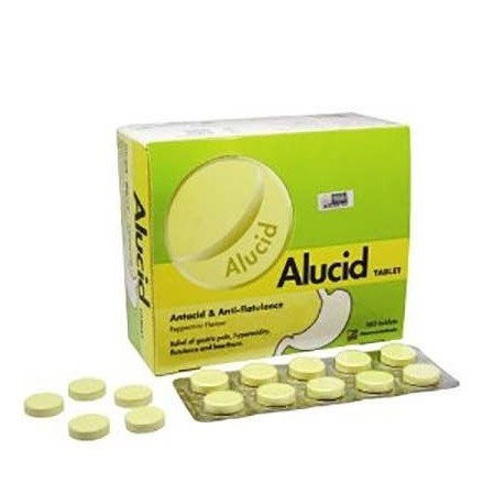 Alucid Tablet Antacid & Anti Flatulence - Peppermint 10S/ STRIP ...